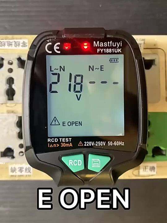 New Generation Full Screen Socket Tester Ground Zero AC Voltage Tester ...