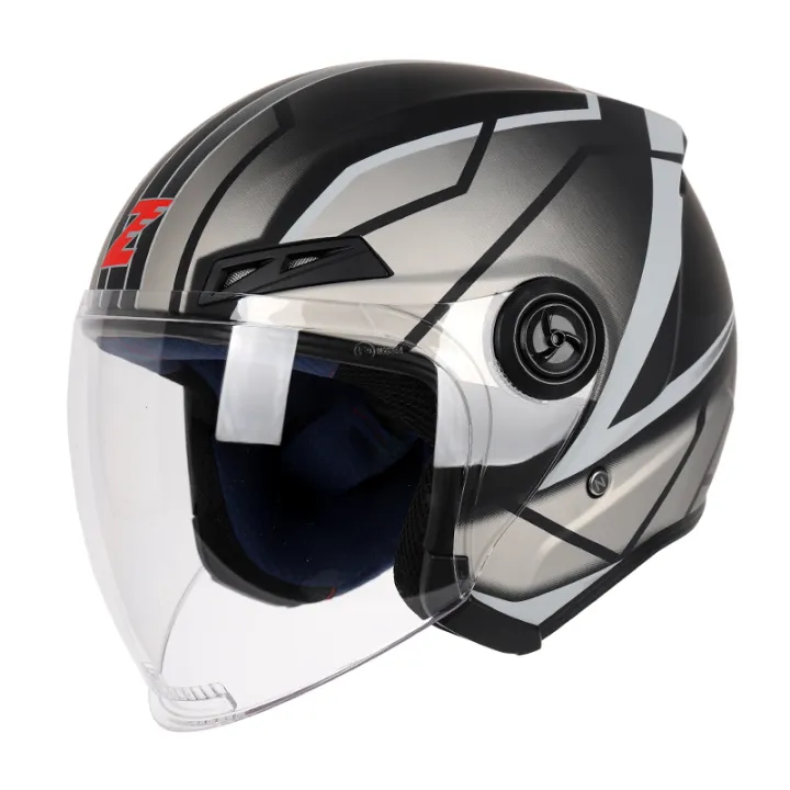 zebra 132 motorcycle Full face helmet original clear visor man and ...