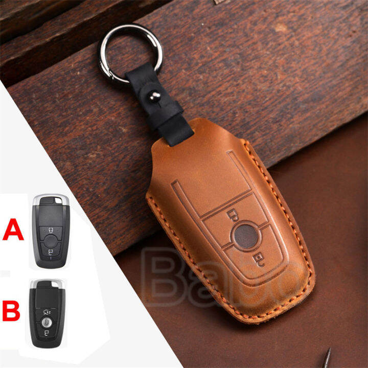 【Available】Leather Car Key Case Cover For For Ford Ranger Sprot 2023 ...