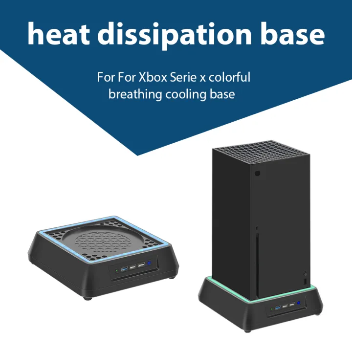 Game Console Cooling Base for Xbox Series X Consoles Cooling Fan ...