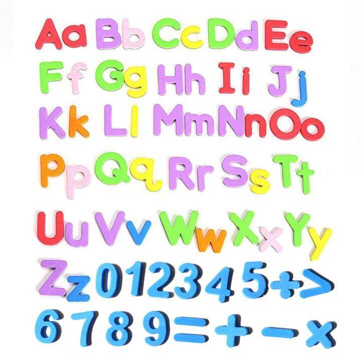 Magnetic Alphabet ABC Letters 26 uppercase Lowercasse Learning Numbers ...