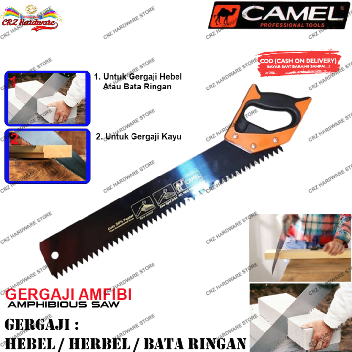 GERGAJI HEBEL BATA RINGAN 18" GRAJI HERBEL GERGAJI POTONG SUPER TAJAM | Lazada Indonesia