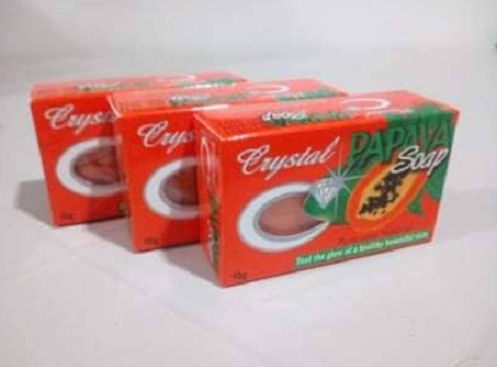 Crystalderm Crystal Papaya Whitening Soap 90g by 3's | Lazada PH