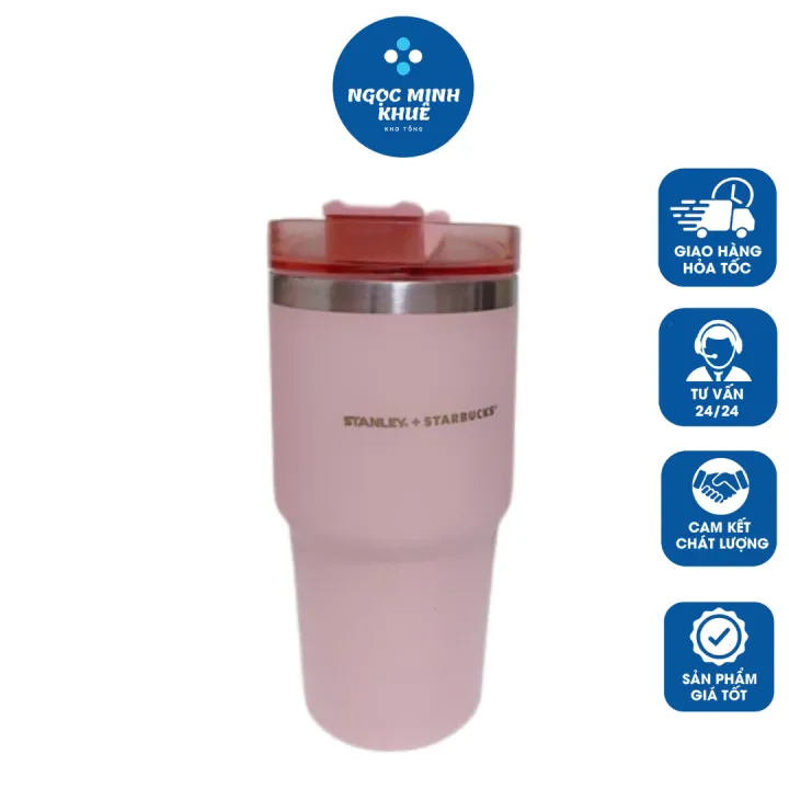 Ly giữ nhiệt Stanley Starbucks' cao cấp , dung tích 600ml , chất liệu Inox 304 không han , giữ ...