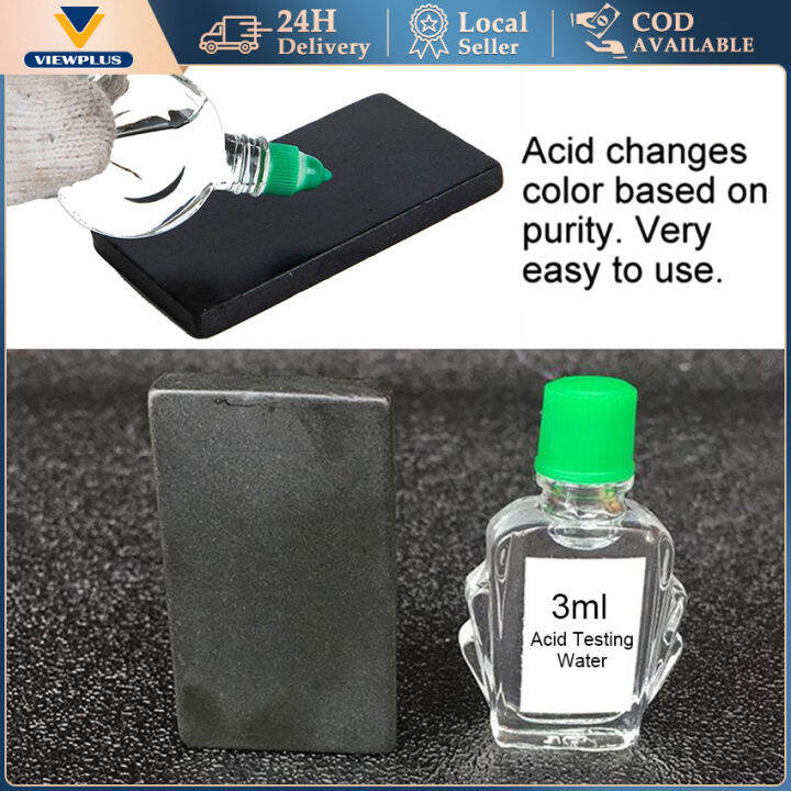 Practical Gold Testing Stone Acid Test Kit Test Precious Metals Jewelry ...