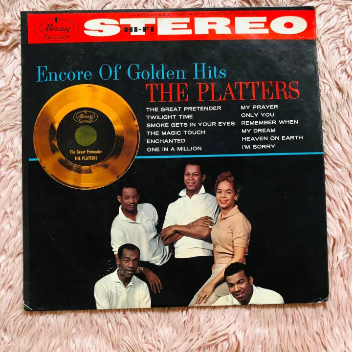 THE PLATTERS Encore of Golden Hits LP Record Vinyl Rare Plaka 33 rpm ...