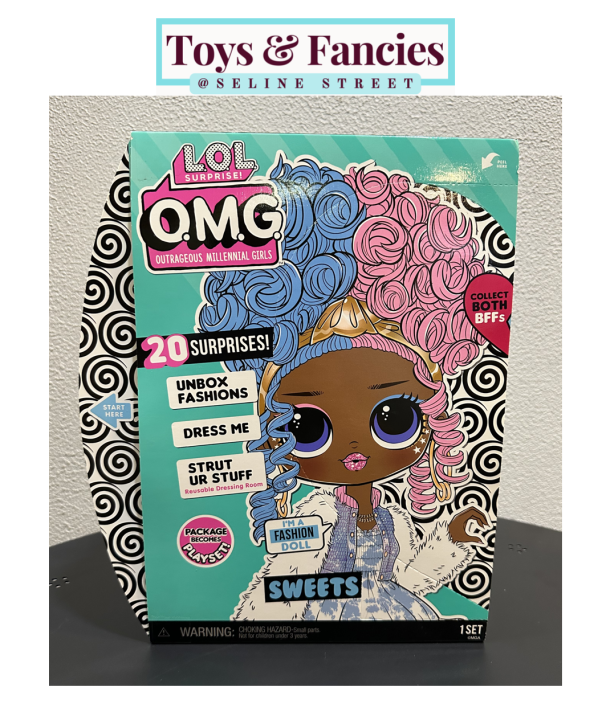 🇺🇸 LOL Surprise OMG Sweets Fashion Doll w/ 20 Surprises | Lazada PH