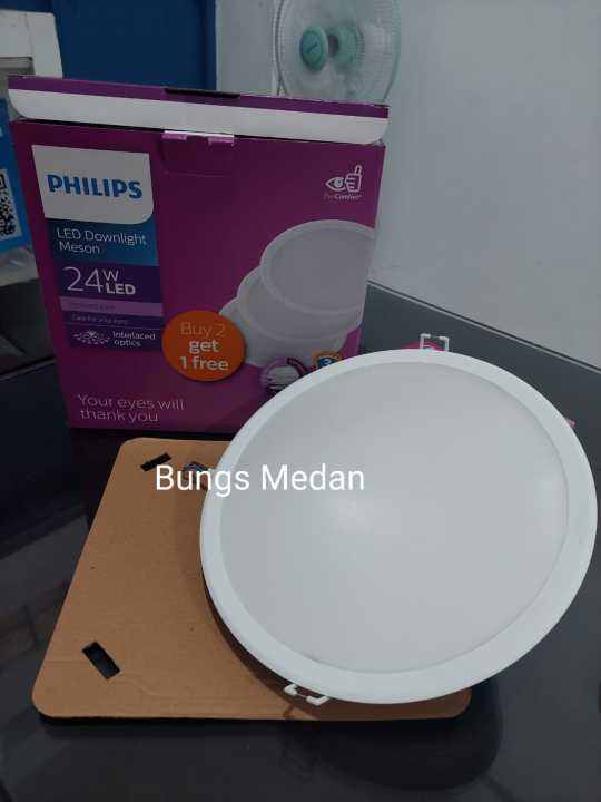 Lampu Led PHILIPS Meson 24w 24 Watt PACK ISI 3 PUTIH DOWNLIGHT PANEL | Lazada Indonesia