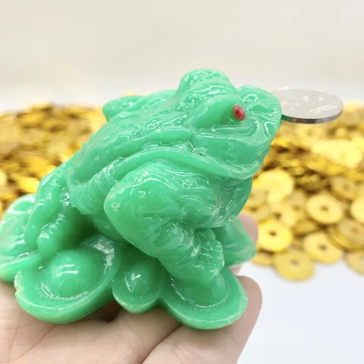 Lucky Chram Jade Frog W/Lucky Coin | Lazada PH