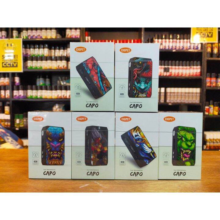 CIGPET CAPO 126 WATTS VAPE MOD DUAL BATTERY | Lazada PH
