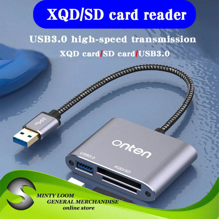 USB 3.0 Card Reader 3 in 1 multifunctional three-in-one XQD/SD card ...