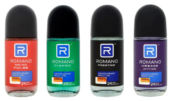 Romano Men Deodorant Roll On 50ml (Prestige/Metro Pulse/Urbane/Classic ...