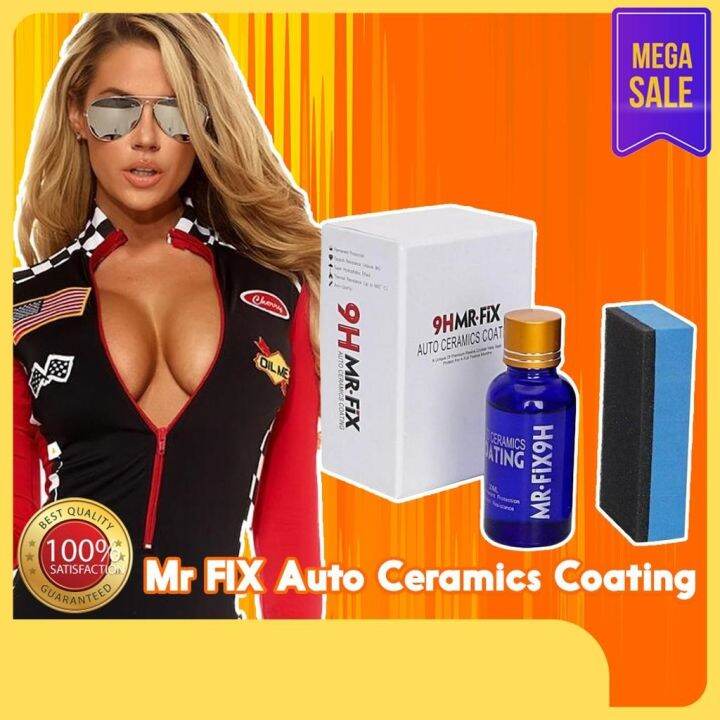 Car Mr Fix 9H Nano Ceramic Coating Car Shampoo Waxes Polishes Waxes Shine Car Wax Paint | Lazada PH