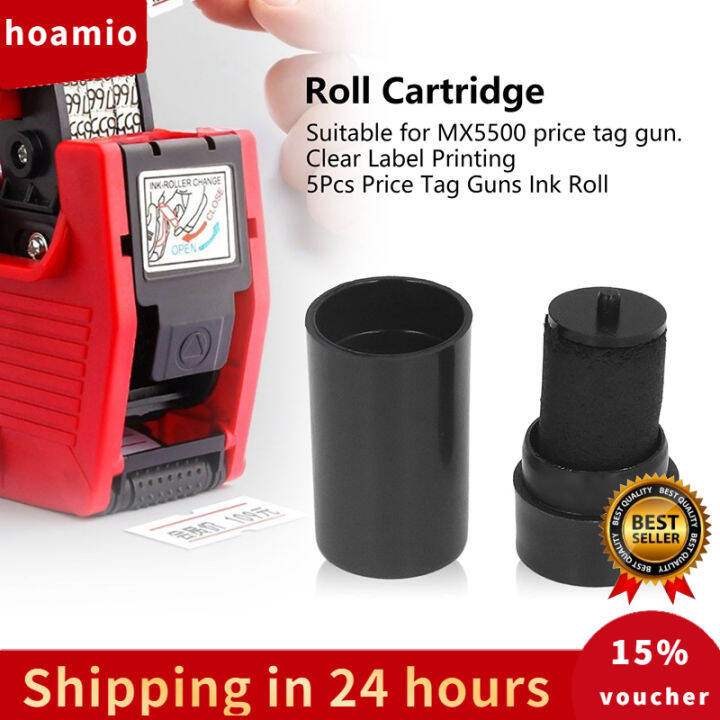 5Pcs Label Ink Roll Refill Roller Cartridge 20mm Accessory for MX5500 ...