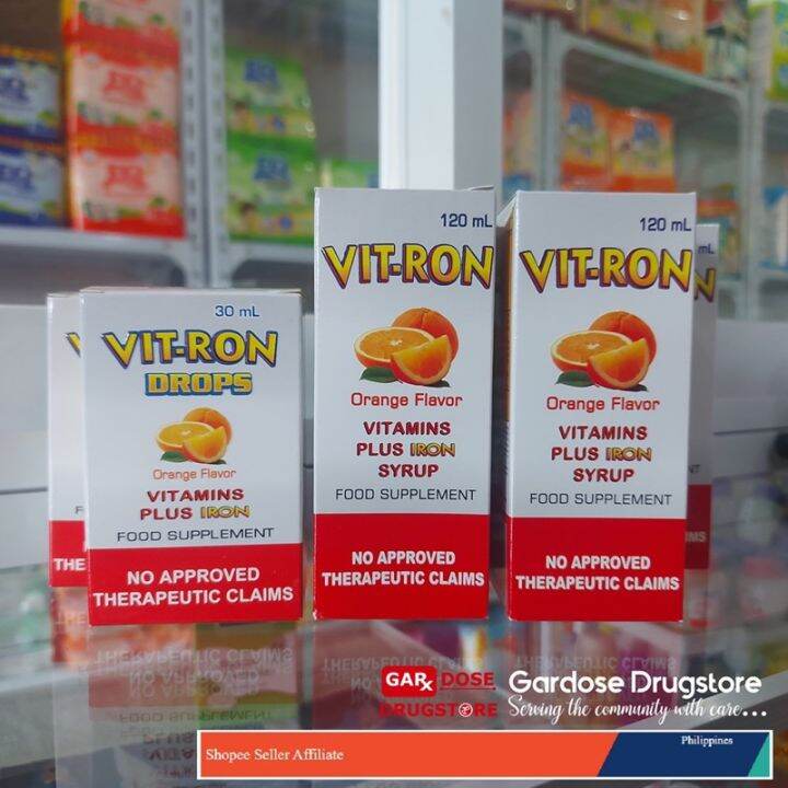 [𝗟𝗶𝗰𝗲𝗻𝘀𝗲𝗱 𝗗𝗿𝘂𝗴𝘀𝘁𝗼𝗿𝗲] Vitron Drops Syrup Vitamins plus Iron [RSV ...
