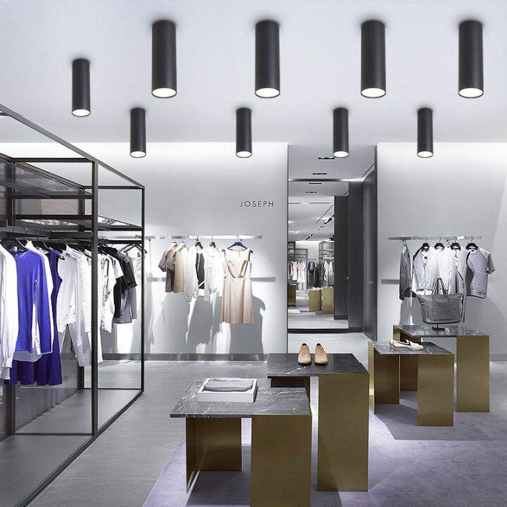 Surface-mounted downlight 15w long tube spotlight cylinder 20w ceiling ...