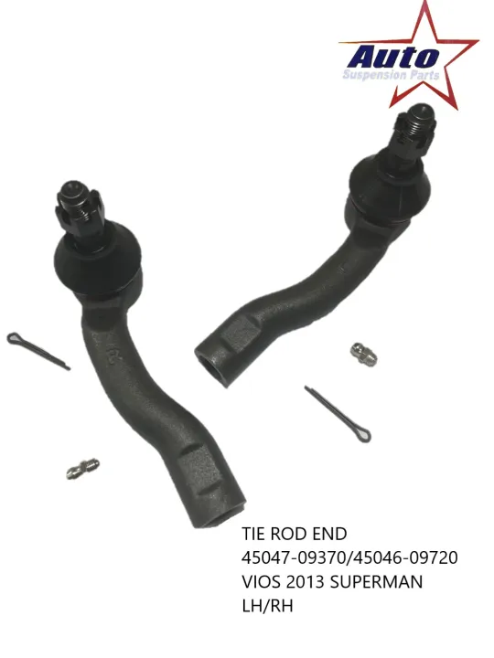TIE ROD END TOYOTA VIOS 2013 (SUPERMAN) 45047-09370 / 45046-09720 ...