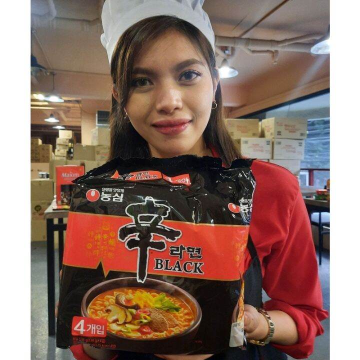 Nongshim Shin Ramyun Black (132g x 32 pouches in a box) | Lazada PH