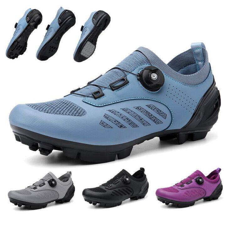 2 Cycling Sneaker MTB Men Self-Locking Cleats Racing Road Bike Shoes For Shimano Speed Sneakers ...