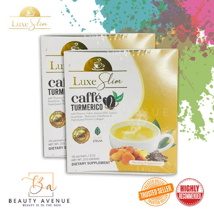 Luxe Slim Coffee turmerico (turmeric flavor) 2boxs | Lazada PH