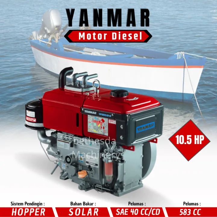 Diesel Engine Penggerak 10.5 HP YANMAR - Mesin Serbaguna 10.5 PK TF 105-di | Lazada Indonesia