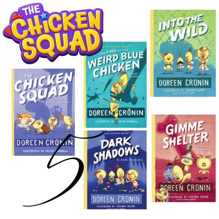 The Chicken Squad (5 books) by Doreen Cronin | Lazada PH
