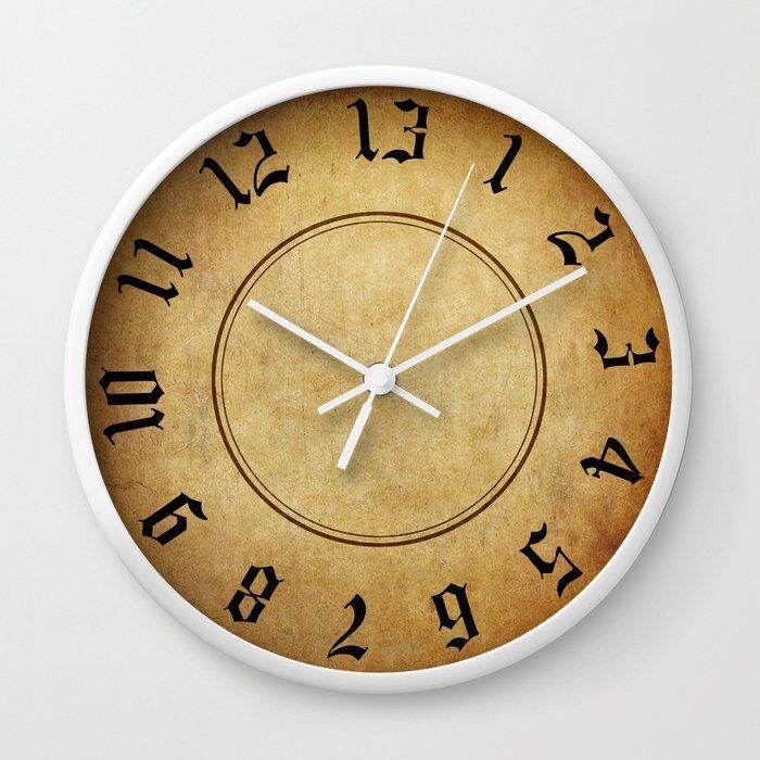 Jam dinding labirin 13 jam labyrinth 13 hour clock wall clocks ...