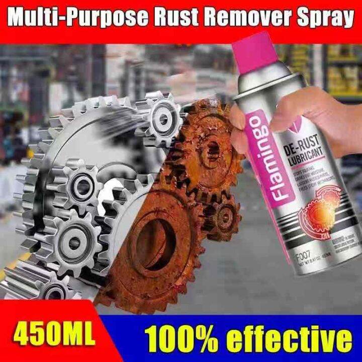 TLP-1pcs Flamingo 450ml rust remover spray for metal Rust Remover For ...