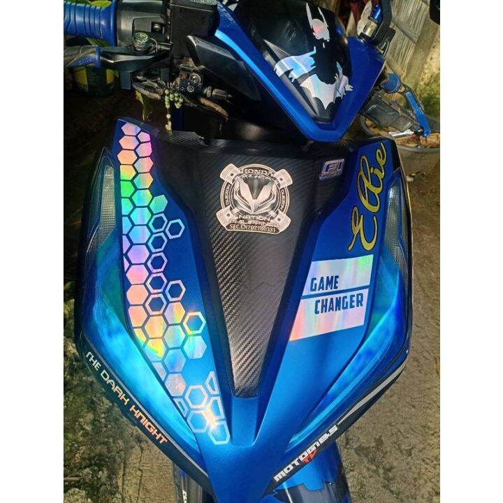 Nagpapadala kaagad Honda Click Front Decals Honeycomb Sticker Decals ...