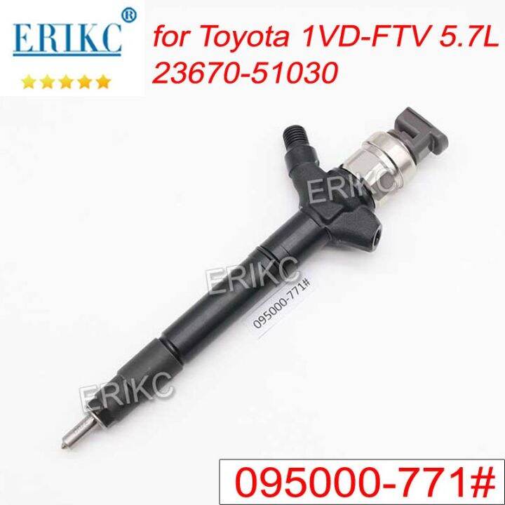 095000-7711 23670-51030 Fuel Injection Sprayer 095000-7710 Diesel ...