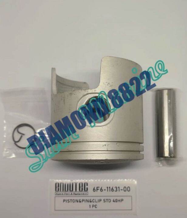 PISTON&CLIP&PIN 40 PK 6F6-11631-00-95 SUKU CADANG MESIN TEMPEL ...