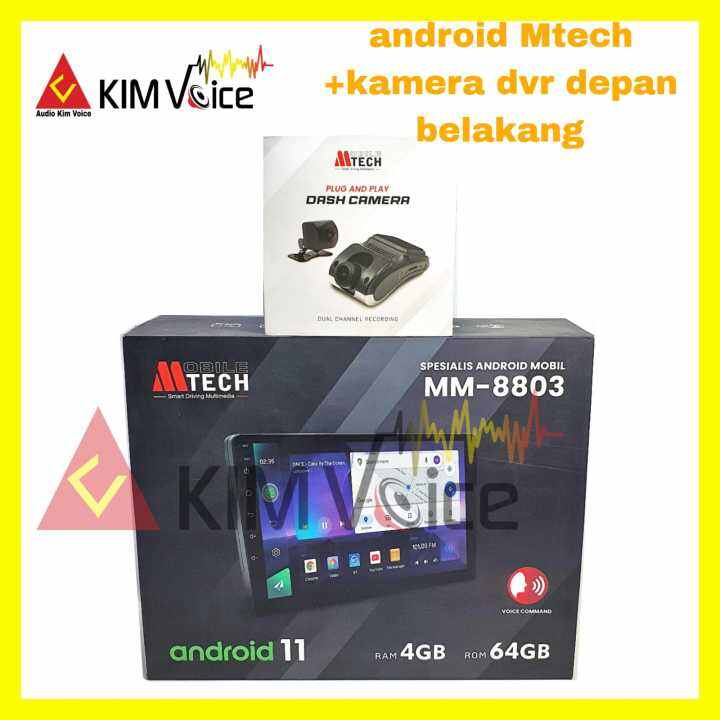 Head Unit Android Mtech MM-8803 BBE Pro + Dascam RAM 4/64GB | Lazada Indonesia