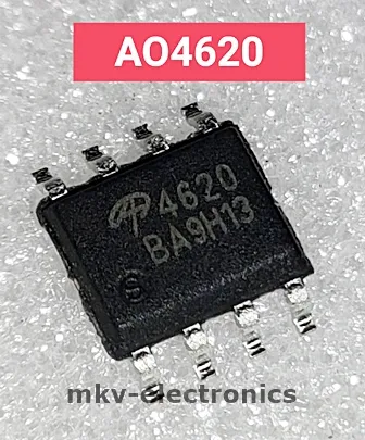 (2ตัว) AO4620 , 4620 , MOSFET N&P-Chennel , SOP-8 | Lazada.co.th