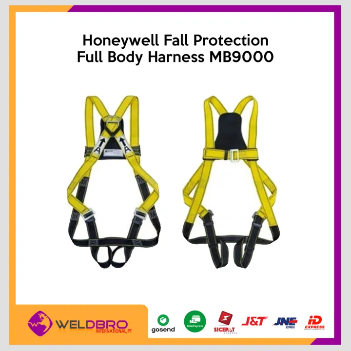 Full Body Harness Honeywell Fall Protection White Galvanis MB9000 Alat ...