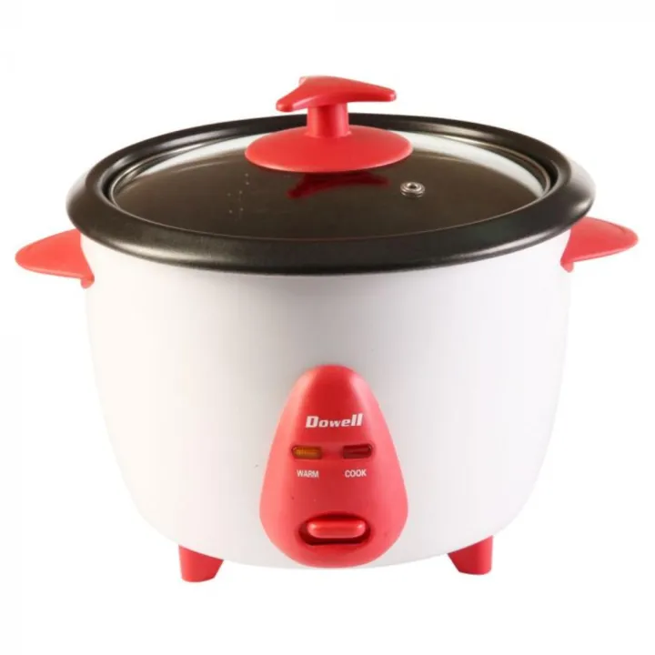 Dowell 1.0L Non-stick Rice Cooker RC-50 (White/Red) | Lazada PH