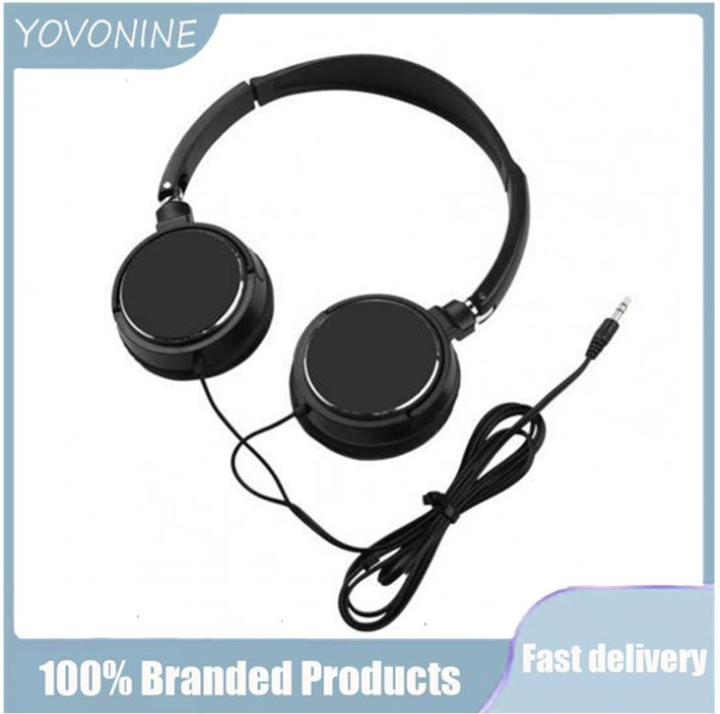 YOVONINE Original Foldable Wired Over Headsets with Mic Bass Sound ...