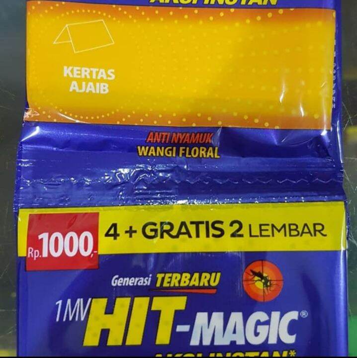 HIT MAGIC PAPER (4x2) 12s obat nyamuk bakar | Lazada Indonesia