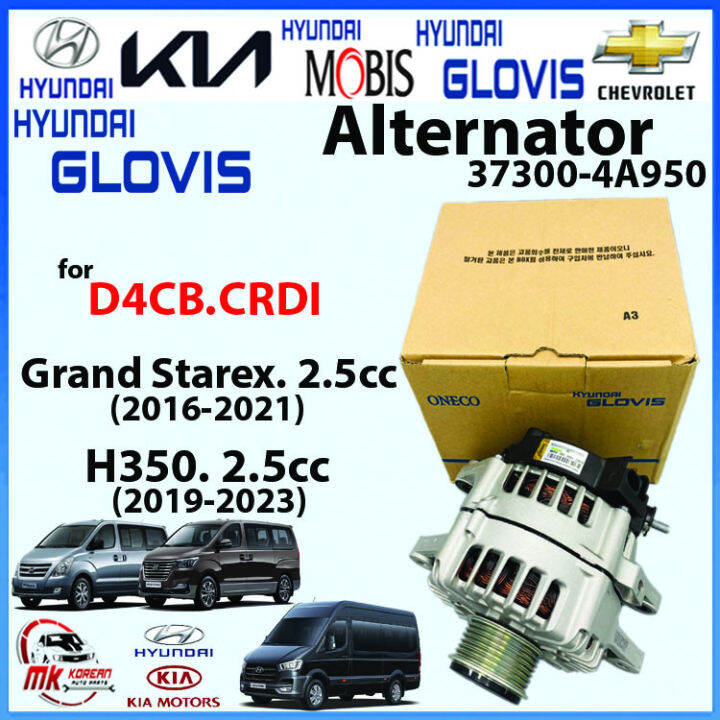 [HYUNDAI GLOVIS] Alternator for D4CB.CRDI. Grand Starex(2016-2021. 2 ...
