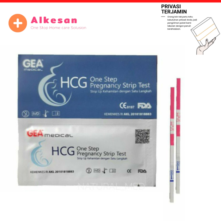 GEA Strip Test Kehamilan Strip Tes pack Tespack Kehamilan Compact Alat ...