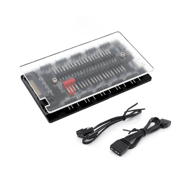 5V 3 pin argb RGBW aura sync RGB 10 hub splitter Sata power extension ...