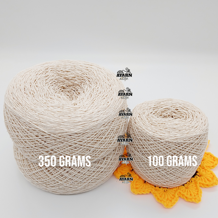 UNDYED NATURAL COTTON YARN 4PLY | Lazada PH