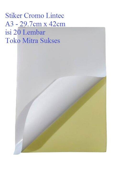 Stiker Cromo A3 isi 20 Lembar | Lazada Indonesia