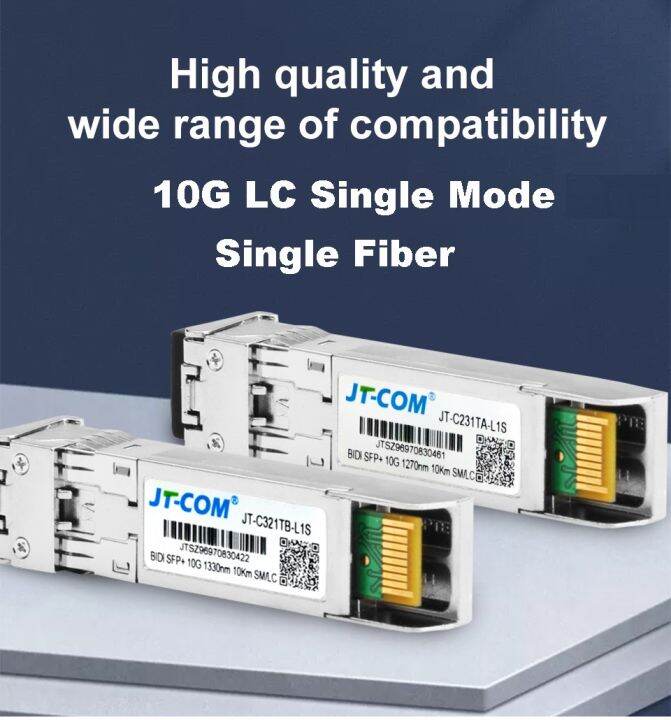 10G BIDI 10/20/40/60/80KM SFP Module SM LC 1270/1330nm Single Mode Single Fiber Optic module ...