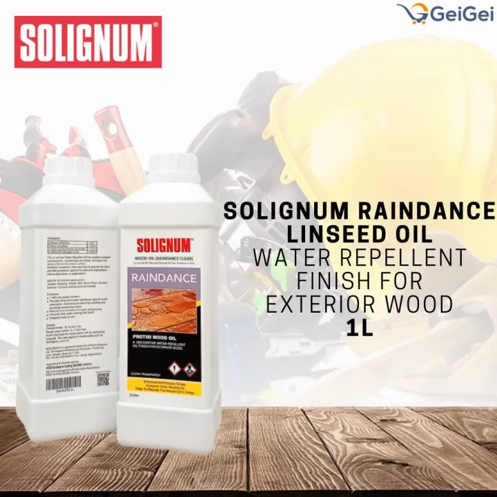 Solignum Raindance Linseed Oil Water Repellent Finish For Exterior Wood ...