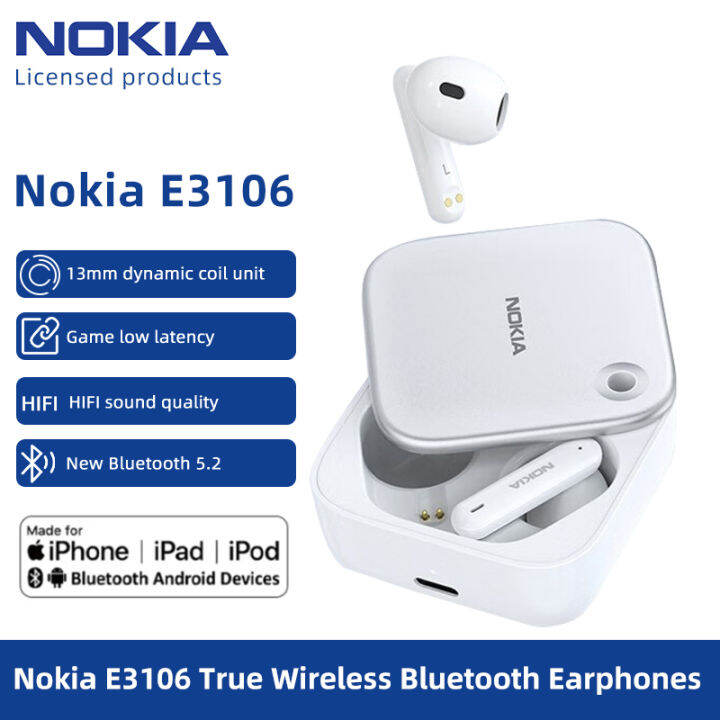 Nokia E3106 ENC Essential True Wireless Earphones Design Of Wireless Bluetooth Earphones With ...