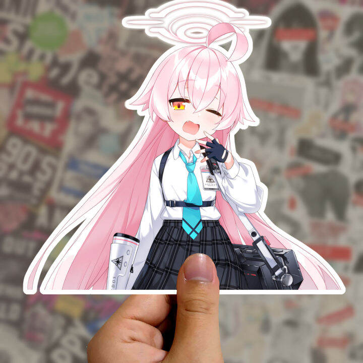 Blue archive hoshino Sticker For Car สติ๊กเกอร์ Blue Archive Game e สติ ...