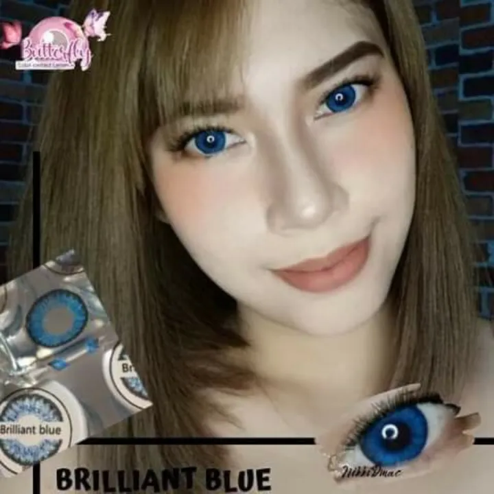 BUTTERFLY CONTACT LENS BRILLIANT BLUE 14.2MM | Lazada PH