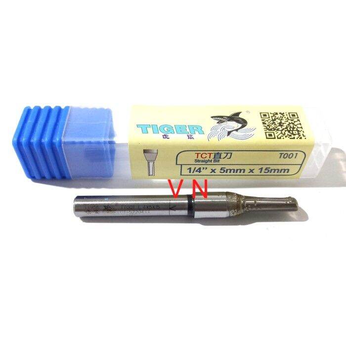 Mata Profil/Router Lurus 5 mm Full TCT/Straight Bit Tiger | Lazada ...