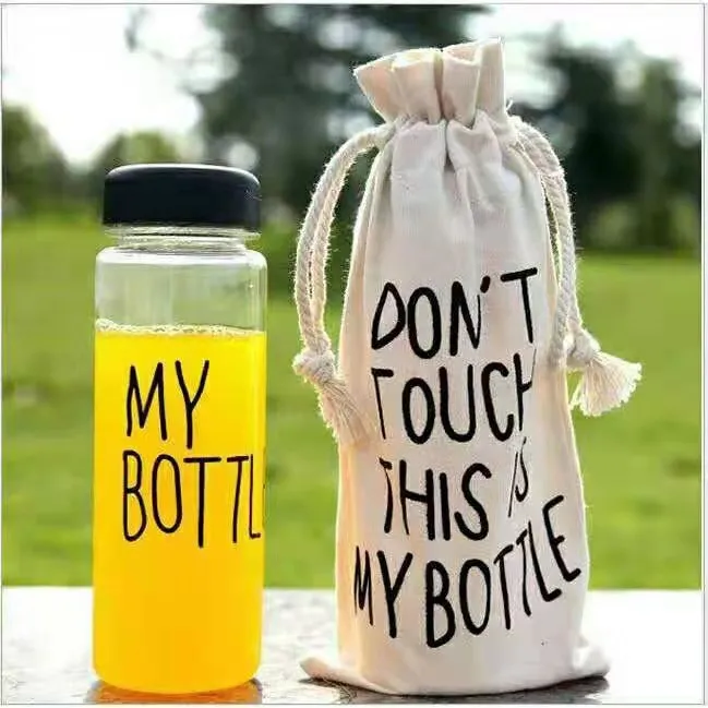 #500ml MY BOTTLE water cup W/Pouch 6003# | Lazada PH