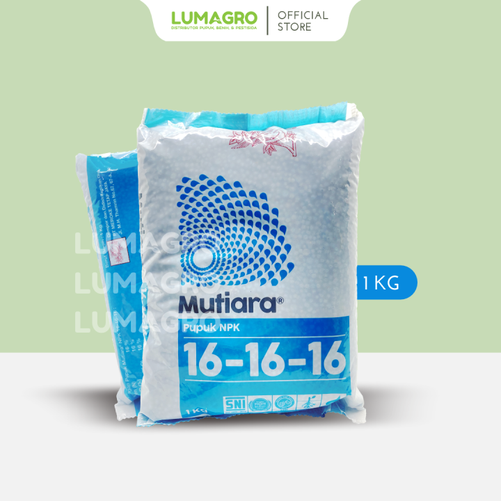 Pupuk NPK Mutiara 161616 1kg 25kg 50kg Nutrisi Pertumbuhan Tanaman ...